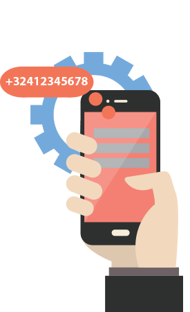 Virtual SMS number to send and receive SMS messages in software.